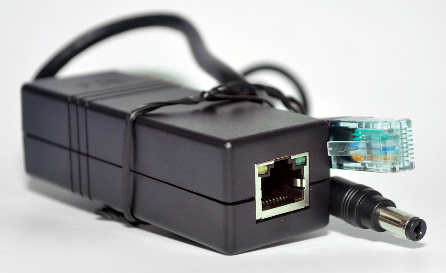 Power over Ethernet PoE Splitter Adapter Injector 12VDC 1A for CCTV IP ...