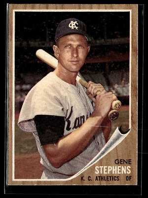 1962 Topps Gene Stephens #38 Kansas City Athletics | eBay