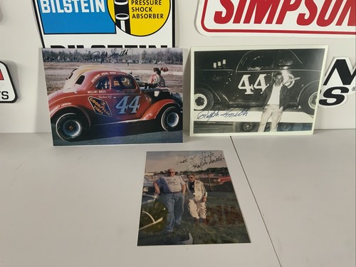 1950 STOCK CAR RACING VINTAGE PHOTOS / RALPH SMITH AUTOGRAPHED PHOTOS ...