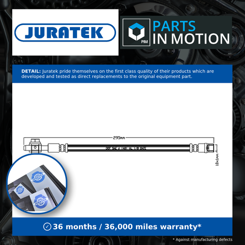 Brake Hose fits SEAT EXEO 3R 2.0D Rear 08 to 13 Hydraulic 8E0611775H ...