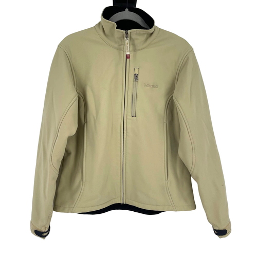 Marmot Softshell Full Zip Jacket Tan Size Large | eBay