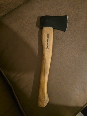 Magnusson Hatchet / Hand Axe – Wooden Handle – Camping & Wood Splitting ...