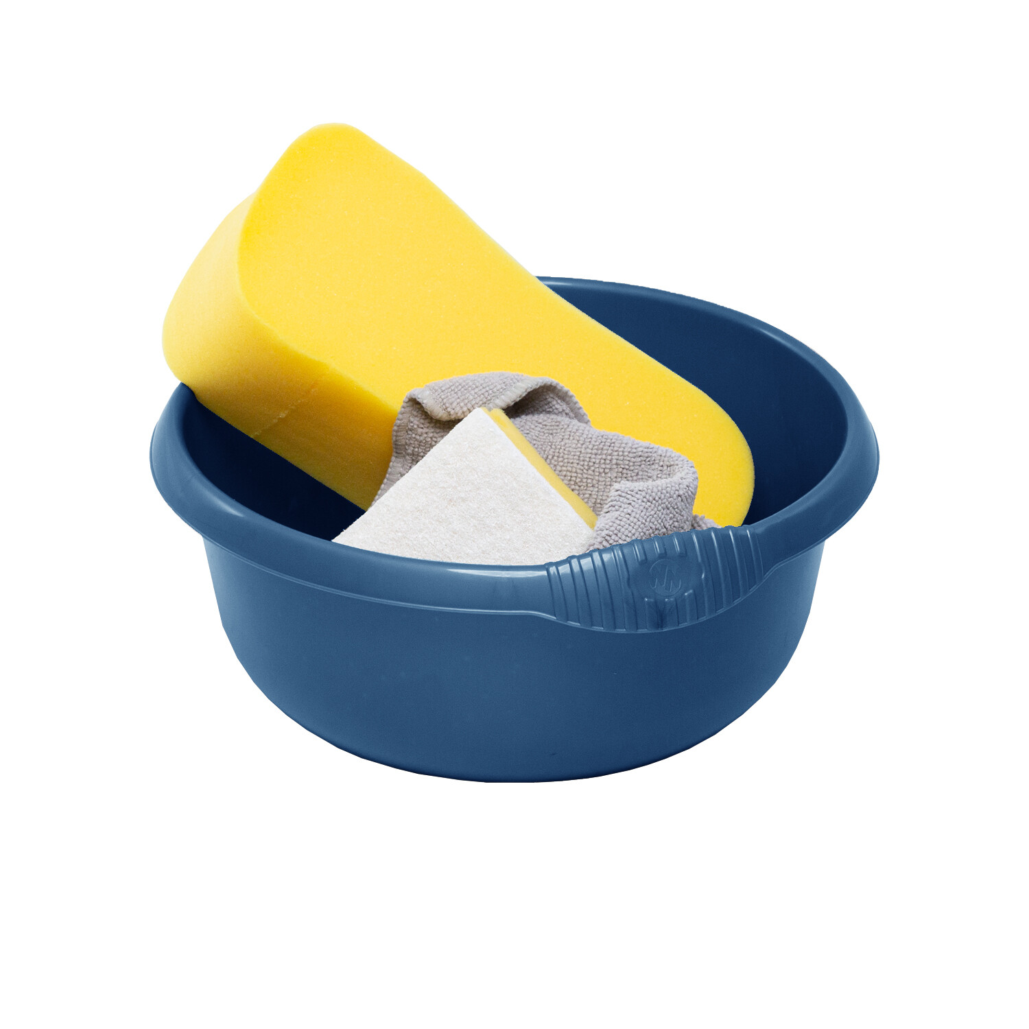 1/3/5 Set Plastic 28cm Round Washing Bowls 5L Capacity Home Kitchen ...