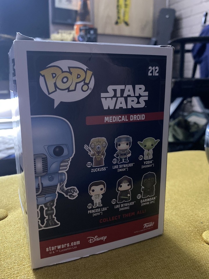 Funko Pop Star Wars #212 Medical Droid Walgreens Exclusive New Rare ...