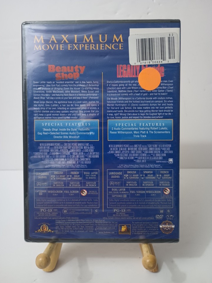 Double Feature 2-DVD Set (Beauty Shop & Legally Blonde) NEW SEALED | eBay