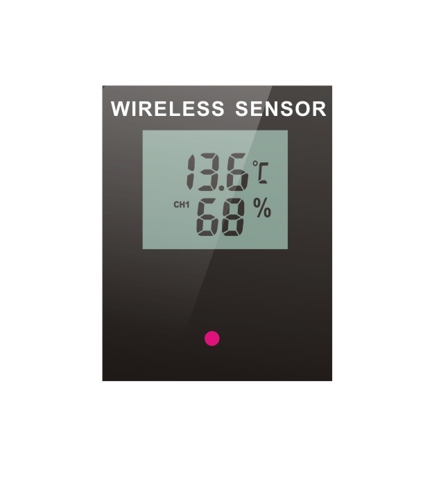 Blue LED Wireless Weather Station & Sensor Temperature Humidity ...