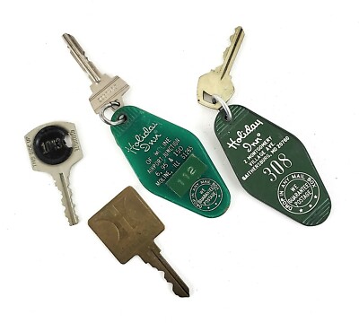 Vintage Lot of Hotel Motel Key Fobs Holiday Inn Hilton | eBay