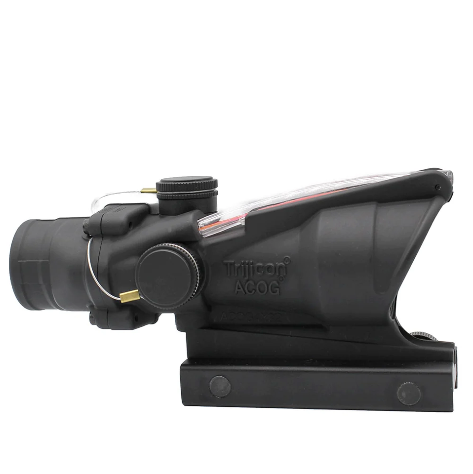 4x32 Trijicon Acog Clone Illuminated RED/GREEN Chevron Scope Killflash ...