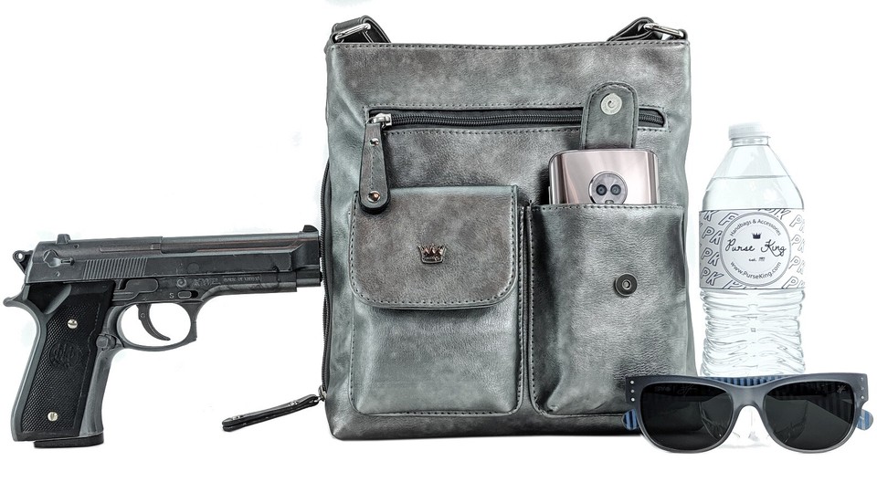 Purse King Colt Concealed Carry Handbag CCW Crossbody & Shoulder Bag | eBay