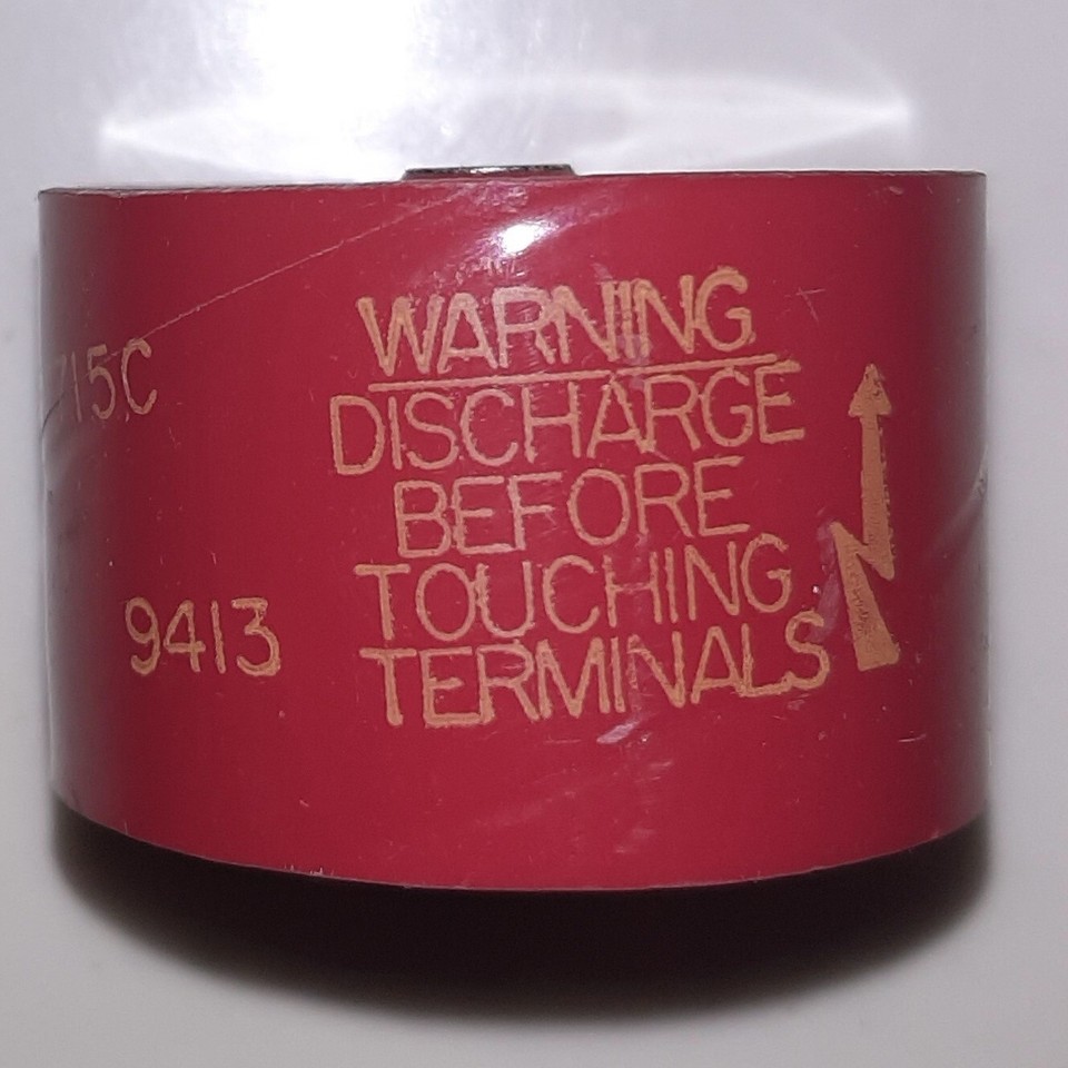 Doorknob Vishay Cera-Mite 2400pF 20KVDC Ceramic Hockey Puck Capacitor ...