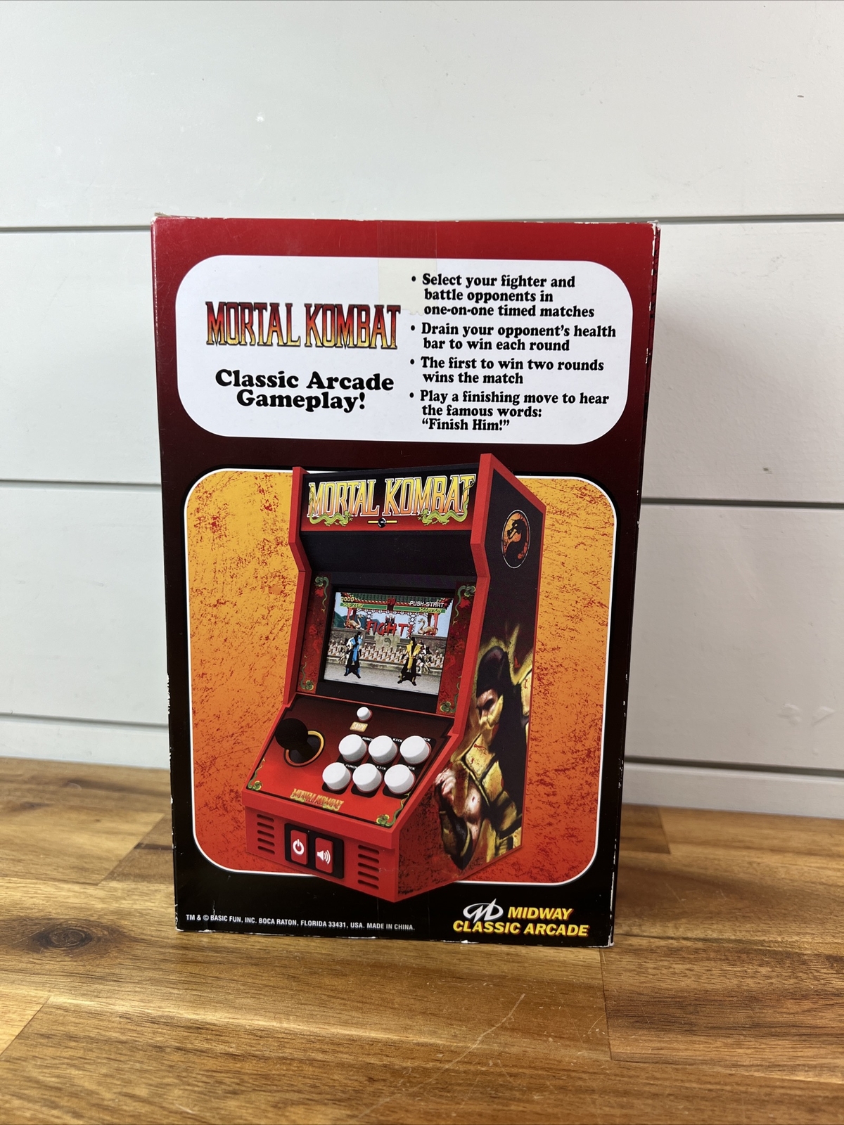 Mortal Kombat Mini Arcade Classics Game Color Screen Midway Basic Fun ...