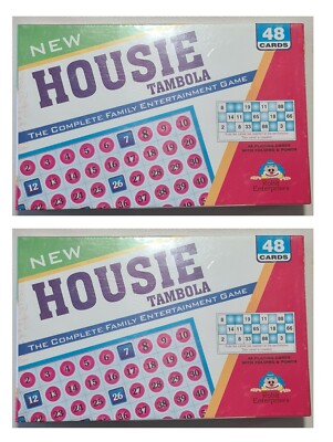 2 Boxes x Housie Tambola 48 Cards Board Game- Complete Family ...