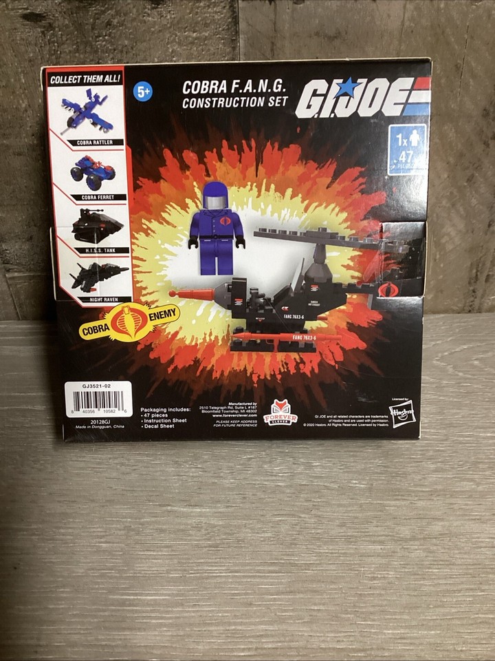 Gi Joe Cobra Fang 47 Pc Construction Set | eBay
