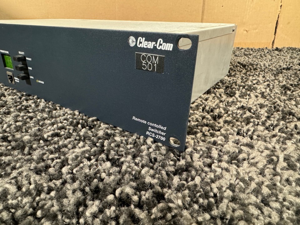 Clear-Com RCS-2700 Encore Intercom System 8x24 Programmable Assignment ...