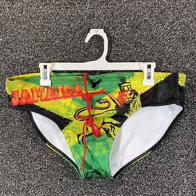 Turbo Speedo Jamaica Country Swim Mens 40 US Diving High Jump | eBay