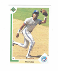 Manny Lee 2nd Base Toronto Blue Jays #142 Upper Deck 1991 Baseball Card ...