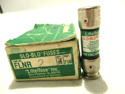 NEW BOX OF 7 LITTELFUSE FLNR-2 2A/AMP FUSE | eBay