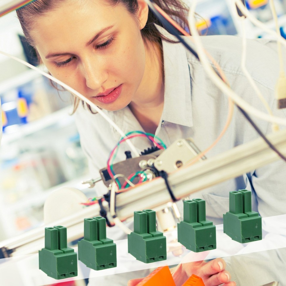 50Pcs Pitch Screw Terminal Block Connector Pin for Pcb Wiring | eBay UK