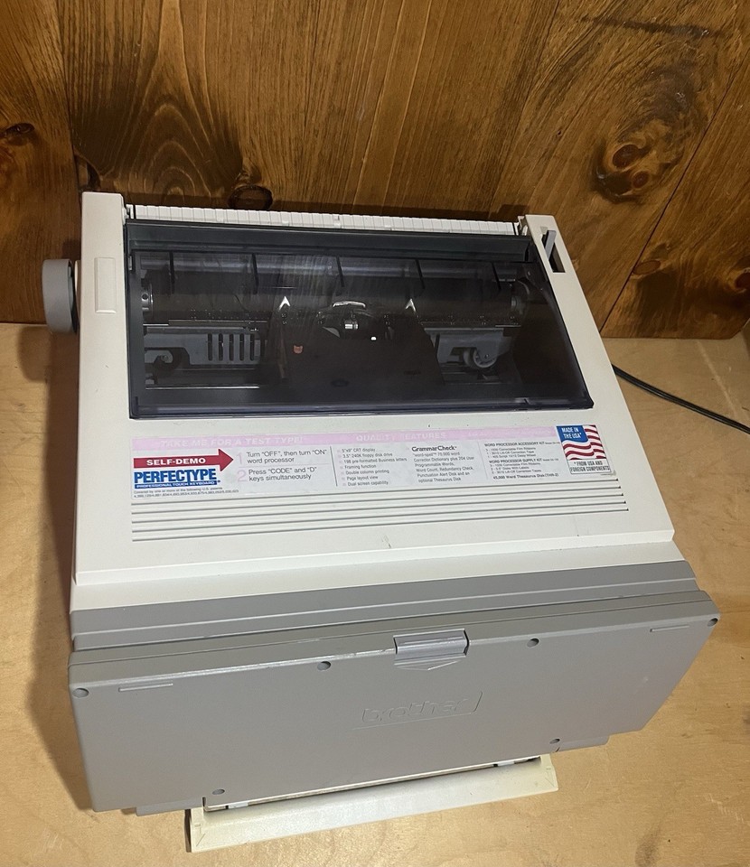 Rare Brother Word Processor Model WP-2410 Coool!!! | eBay