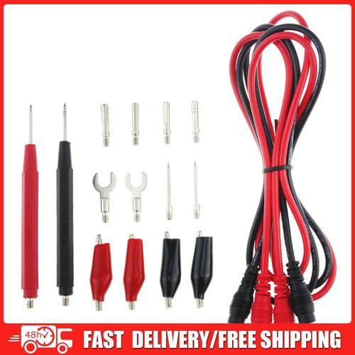 16pcs/ Set Multifunction Multimeter Alligator Probe Silicone Test Lead ...