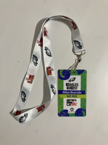 Guest Day Pass Super Bowl LIX Philadelphia Eagles Team Hotel Credential ...