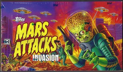 Mars Attacks Invasion Box 2013 Topps New Sealed 2 HITS PER BOX + OTHER ...