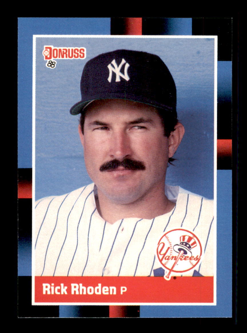 1988 Baseball Donruss New York Yankees Rick Rhoden New York Yankees ...