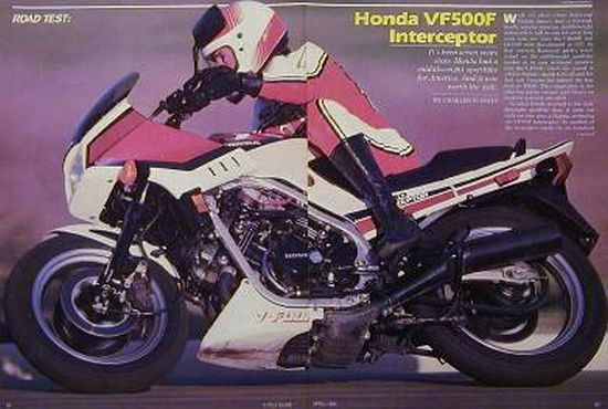 1984 Honda Vf500f Interceptor