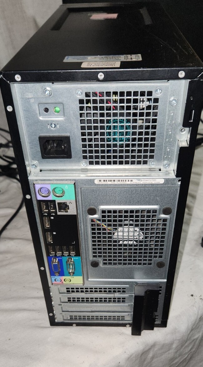 Dell Optiplex 7010 Computer Desktop Tower Black Case Powers Up As Is ...