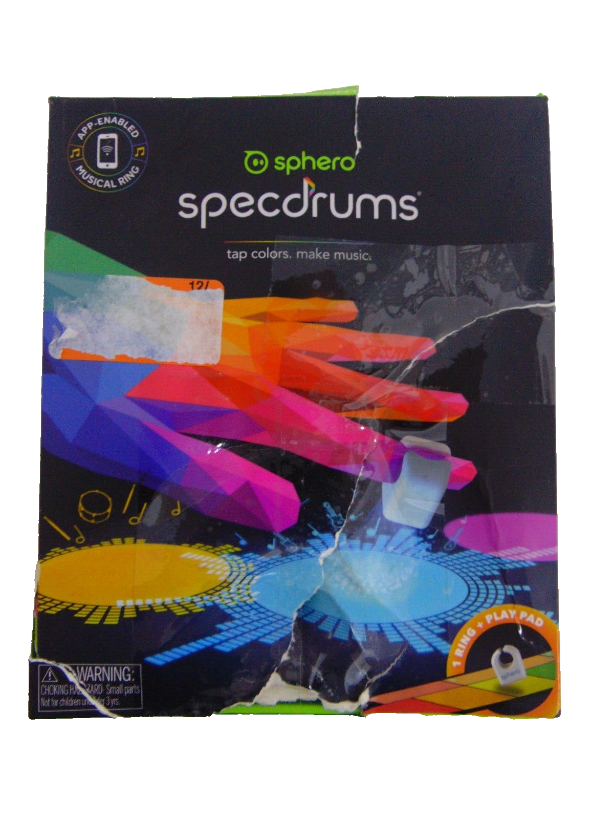 Sphero Specdrums App-Enabled Musical Ring - White 1 Ring & Play Pad ...