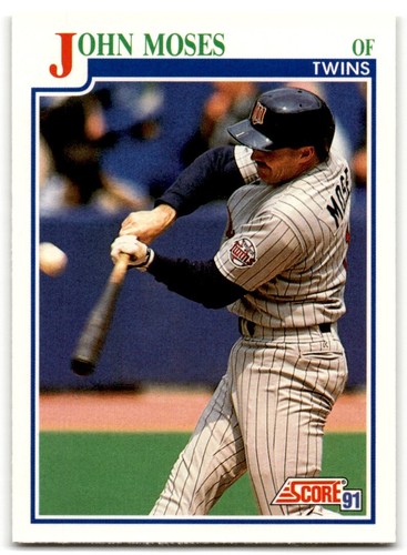 1991 Score John Moses Minnesota Twins #429 | eBay