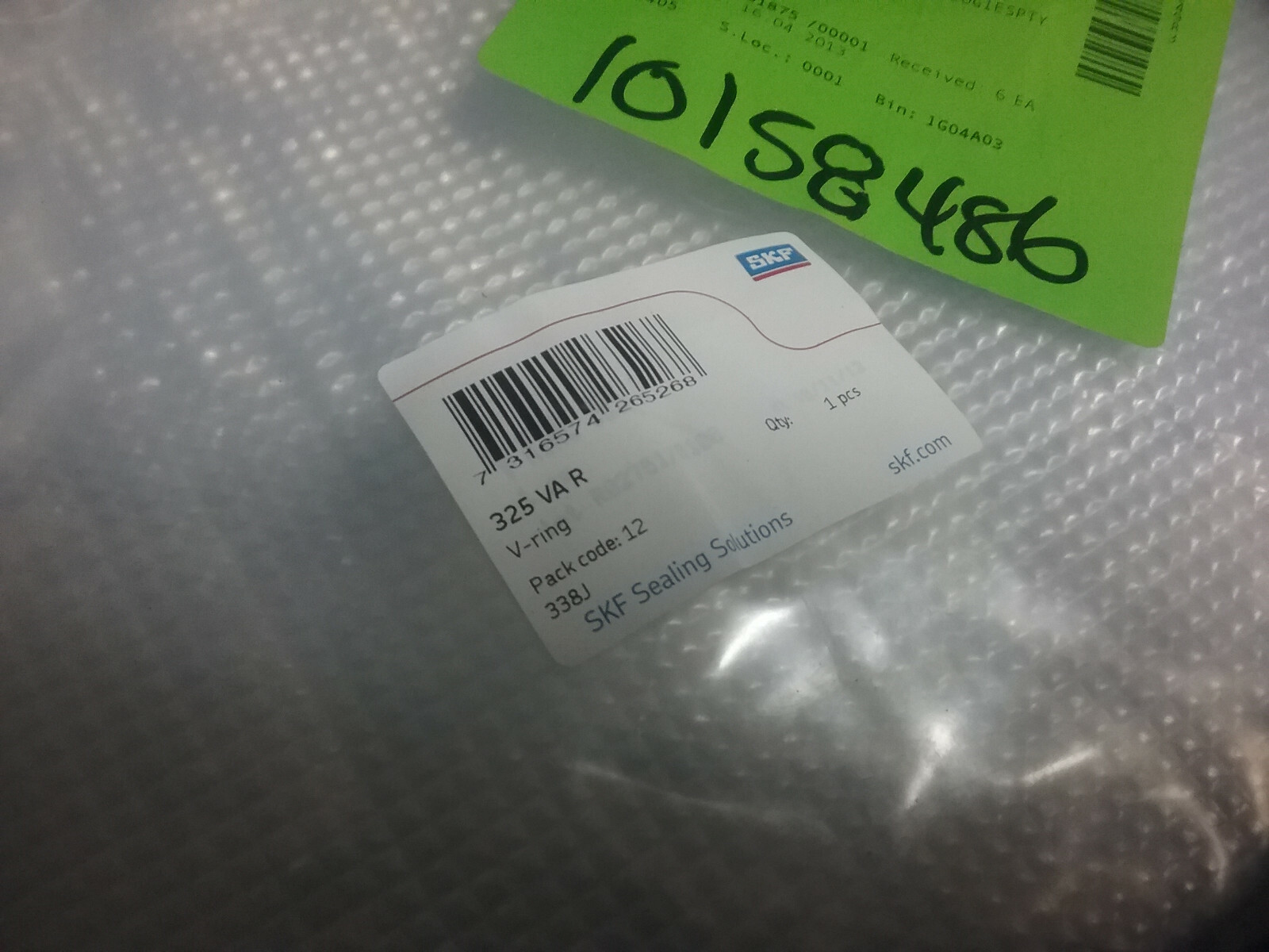 (4 PIECES) SKF OIL SEALS V RINGS BEARINGS V-325A 325 VAR V-RING 325MM ...