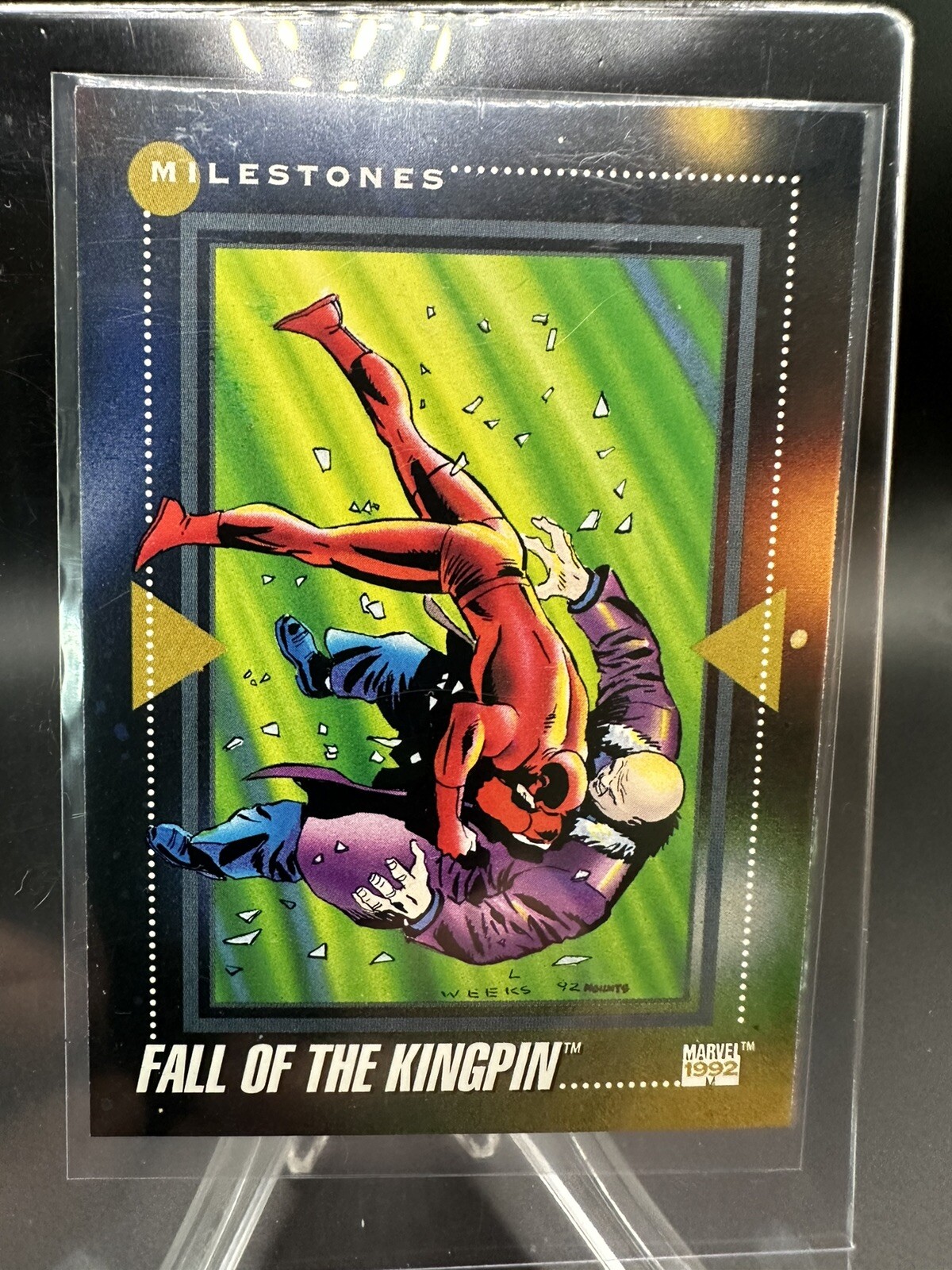 Impel Marvel 1992 Milestones Fall Of The Kingpin Card #198 | eBay