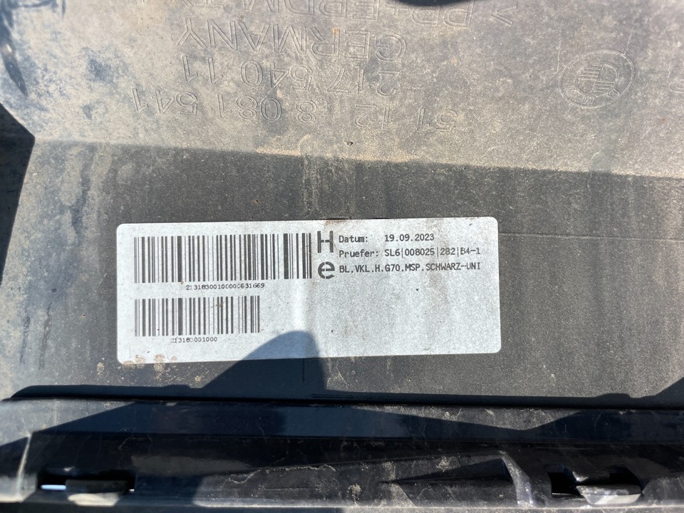 2023-2024 BMW I7 G70 M-SPORT Rear Bumper Cover BLUE OEM *NOTE | eBay