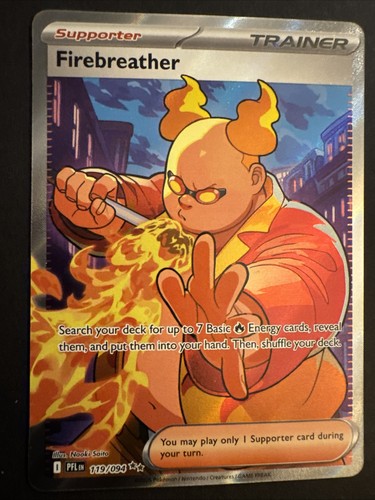 Firebreather Full Art - 119/094 - Pokémon TCG - Phantasmal Flames | eBay