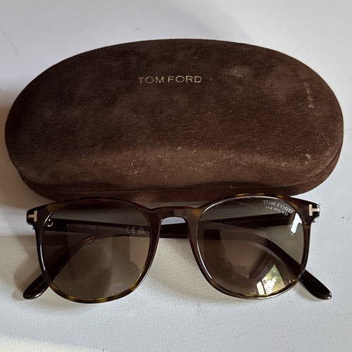 Tom Ford Ansel TF858 52H Tortoise Polarized Round Sunglasses 51-20-145 ...
