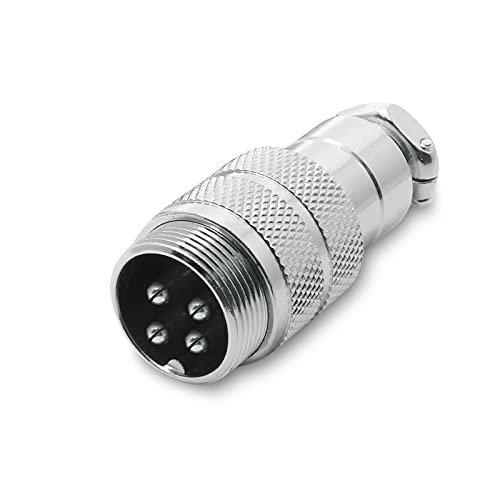 2 Sets Aviation Connector 4P 10A Waterproof Metal Male Female Wire ...