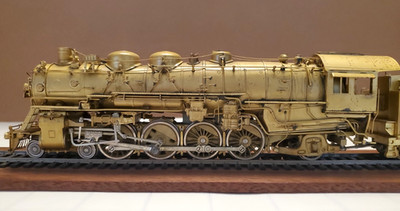 Sunset Santa Fe 4-8-2 3700 Class HO Brass Locomotive & Tender - 1 of ...