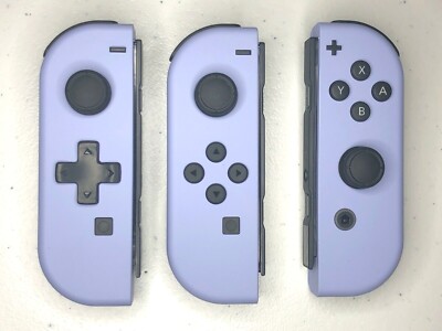 NEW Nintendo Switch Custom Joy-Con Soft Touch Purple Joy Cons ...