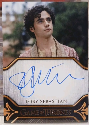 Game Of Thrones Legends Of The Realm Toby Sebastian Autograph Trystane ...