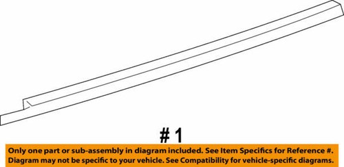 75740-33150 Toyota Moulding assy, rear door belt, lh 7574033150, New ...