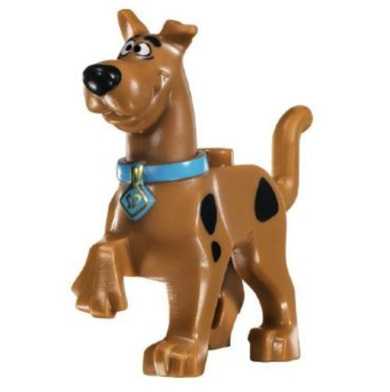 Lego Great Dane Scooby-Doo Dog 75904 Walking with Medium Azure Collar ...