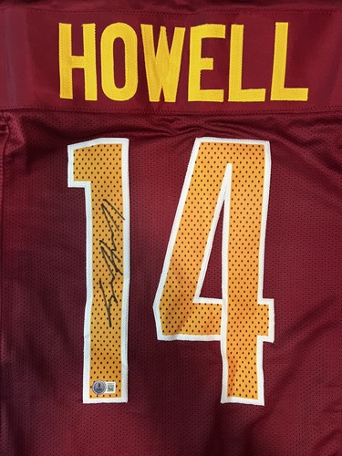 SAM HOWELL SIGNED AUTOGRAPHED COMMANDERS CUSTOM JERSEY W/ BECKETT COA ...
