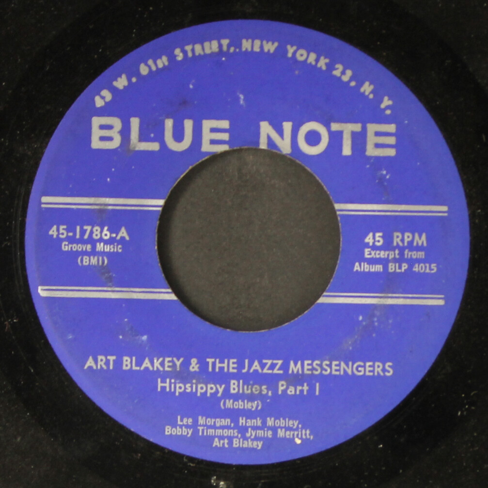 ART BLAKEY: hipsippy blues / part 2 Blue Note 7" Single 45 RPM | eBay