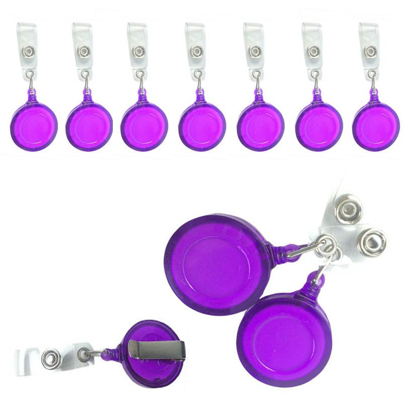 Lot 10 ID Badge Holders Retractable Key Clip Retail And Wholesale ...