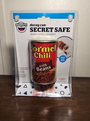 BigMouth Inc Secret Safe Decoy Can Hormel Chili Protect Valuables Hide ...