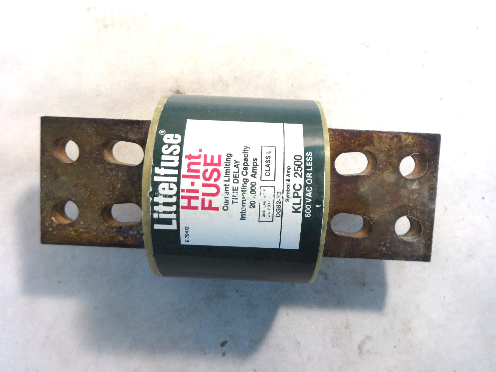 New In Box Littelfuse Klp C 2500 2500 Amp Fuse Ebay