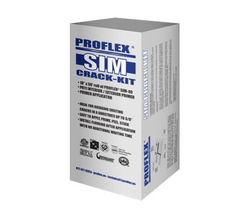 New Proflex 18"x50' Roll 40 mil Underlayment -Tile, Stone, Brick & Wood ...