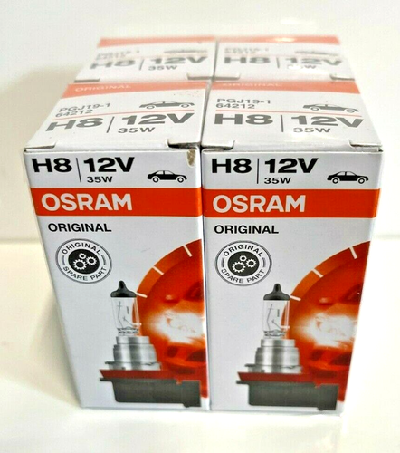 4x Osram H8 Halogen Fog Lamp Bulbs 64212 12V 35W | eBay