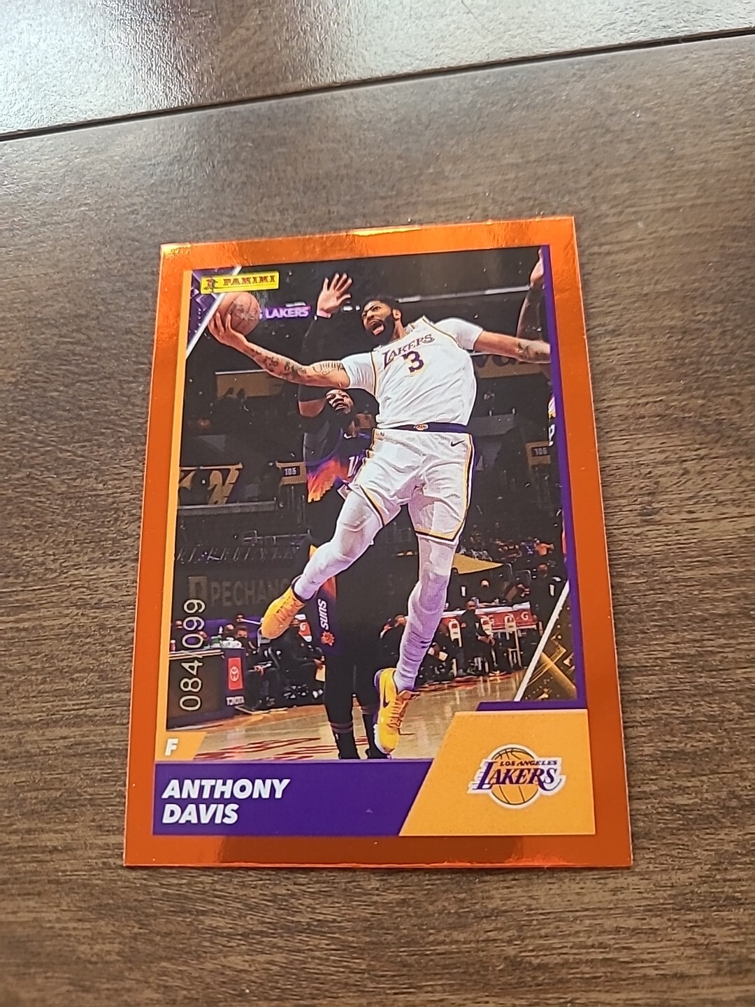 Nice 2021 22 Panini Anthony Davis Sticker Orange #84/99 Made | eBay
